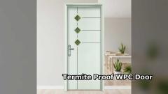 WPC Glass Door Termite Proof Soundproof Energy Efficient