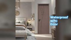 WPC Hollow Door Waterproof Durable Modern Style