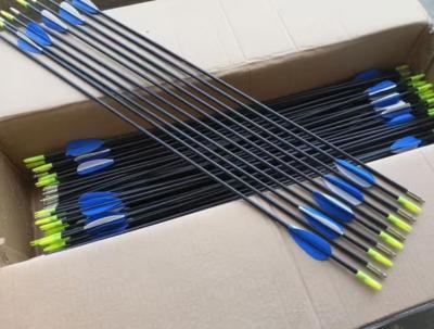 Cina Freccia durevole leggera FRP Rod Black Colour solido della vetroresina di uso di sport in vendita