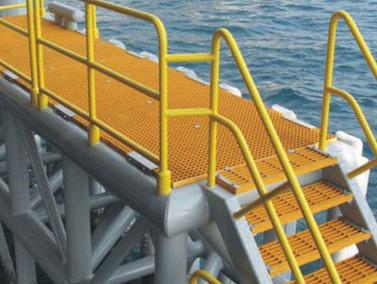 Cina Corrimano a prova d'umidità di anti corrosione FRP utilizzato nelle aree umide della costa in vendita