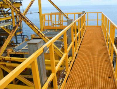 Cina Corrimano a prova d'umidità di anti corrosione FRP utilizzato nelle aree umide della costa in vendita