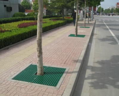 中国 環境に優しい木は固定土のためのFRPの格子のパネルを減少の塵定着させ、 販売のため