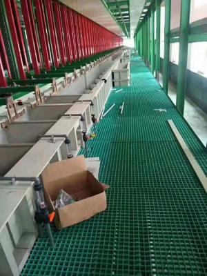 中国 産業滑らかなFRPのプラットホームの格子Fibergrateは火格子を付ける低い維持を形成した 販売のため