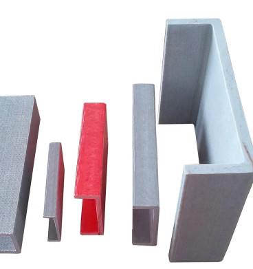Cina Forma C Profili FRP pultrudati Altezza e peso personalizzati Materiale leggero e resistente alla corrosione in vendita