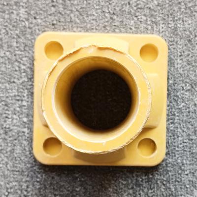 China Acessórios para tubos FRP de fibra de vidro amarelo à venda