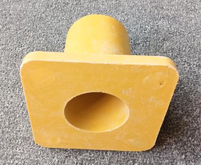 China Acessórios para tubos FRP de fibra de vidro amarelo à venda