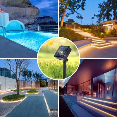 China 3.7V 30LEDS/M Flexible Lighting Ribbon Led  Waterproof IP65 LED Strip lights Solar garden decoration outdoor led strips 2835 for sale