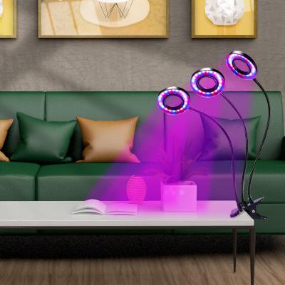 China Full Spectrum LED Grow Light Flexible Clip USB Power Supply Desktop Plant Growth Light For Plant for sale