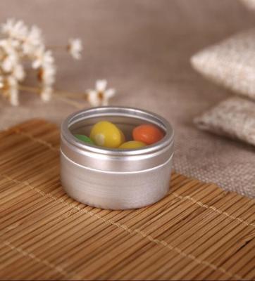 China 50ml Beautiful aluminum jars for Tea, 30ml aluminum jars in candy package  Aluminum jars with Slid Lids for sale