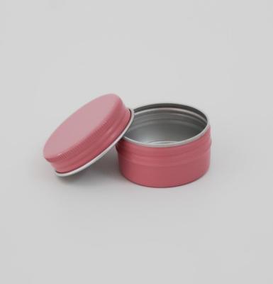 China Solid Cream Jars Big Volume Round Screw cap aluminum jars for Tea Package for sale