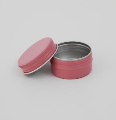 China PINK Color Screw cap aluminum jars, 30g hot sale Face Cream Jars , USA aluminum jarsfor solid cream for sale