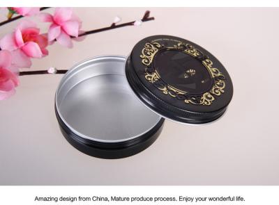 China 150ML Aluminum Cosmetic Jars, Tea package Jars, Solid Perfume Aluminum Jars for sale