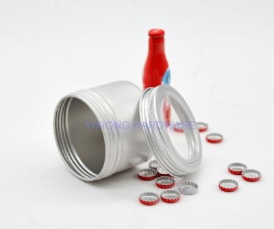 China Hand cream 50g aluminum jars with color printing, Screw Lids Hand cream Jars for sale