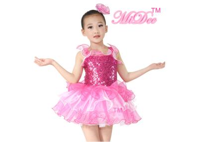 Cina Il ballo di balletto poliestere/dell'elastam Costumes cinghie allegate superiori dello zecchino le ampie in vendita