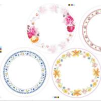 China White Melamine Tableware Printing Decal Paper Customized Style for sale