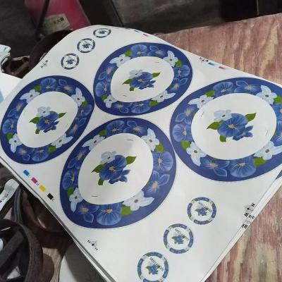 China Flower Decals 30% Melamine And 100% Melamine Tableware Customized for sale