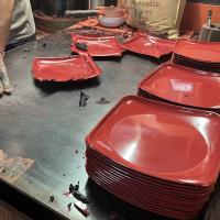 China Double Color Melamine Tableware Using Urea Formaldehyde Resin Powder for sale