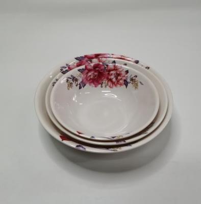 China OEM Available Melamine Serving Bowl With Bright Color And Temperature Resistance for sale