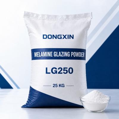 China Heat Resistant White Melamine Glazing Powder For Print Decal Paper for sale