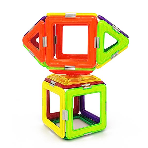 Quality 3 Years+ DIY Assembly Magnetic Block Sets , Geometric Magnetic Shapes Kits for sale