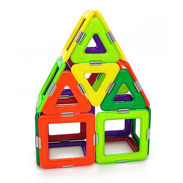 Quality 3 Years+ DIY Assembly Magnetic Block Sets , Geometric Magnetic Shapes Kits for sale