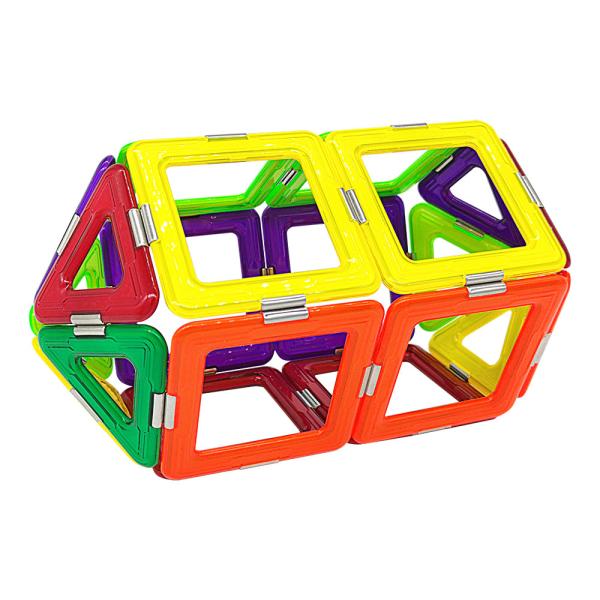 Quality 3 Years+ DIY Assembly Magnetic Block Sets , Geometric Magnetic Shapes Kits for sale
