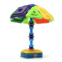 China Magnetic Tiles 3D Intelligence Toy Puzzle Desk Lamp DIY Assembling Building Blocks Educational STEM Toy for sale
