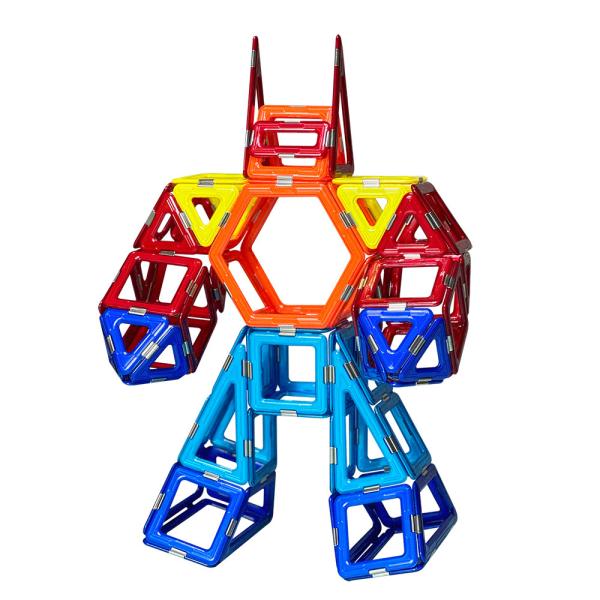 Quality Science And Furture Theme Toy Magnetic Building Blocks Mecha Robot for sale