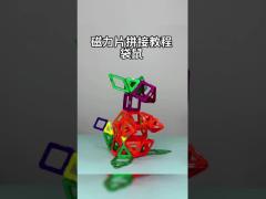 3D Creatieve Kinderen Speelgoed Kangoeroe Magnetische blokken Dieren Helder gekleurde