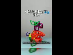 3D Creatieve Kinderen Speelgoed Kangoeroe Magnetische blokken Dieren Helder gekleurde