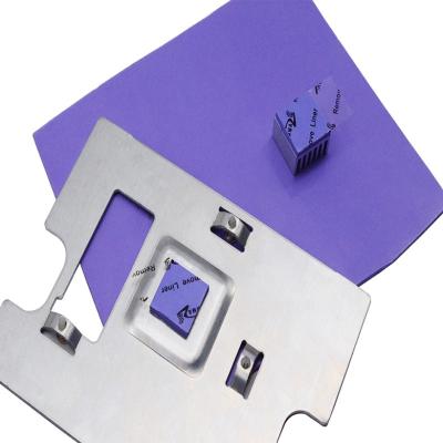 Cina Di rendimento elevato costo a CPU il cuscinetto termico TIF500 con colore viola per il vario apparecchio elettronico in vendita