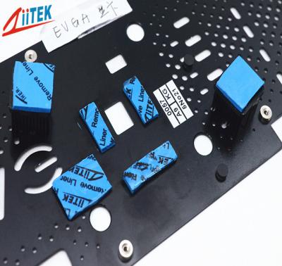 China Heat Dissipation 7W Thermal Conductive Silicone Pad For Micro Heat Pipe Thermal Solutions for sale