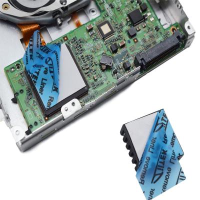 Китай 13.0W/mK Теплопроводность Тепловая силиконовая подкладка для процессора с диапазоном проницаемости 0,030" - 0.200 продается