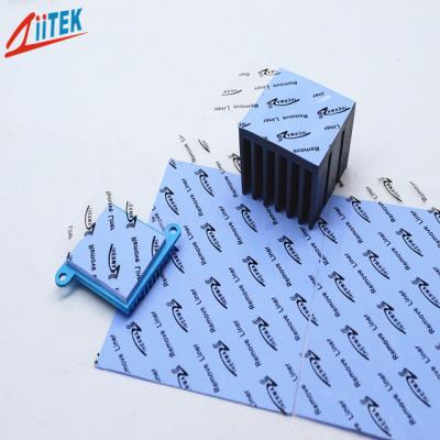 China Ultra Soft Naturally Tacky 2.0W/mK Blue Thermal Gap Filler Silicone Rubber Sheet Operating Temperature Range 40 To 200 Degrees Celsius for sale