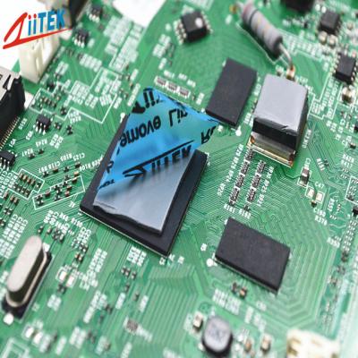 China 5.0W Gray Thermal Interface Silicone Thermal Pad With Flame Retardant Properties For Automotive And Industrial Electronics for sale