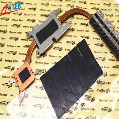 China Gute Leistung ultra weicher schwarzer Kühlkörper-thermische Auflage 94 V0 1.5W/MK für Router zu verkaufen