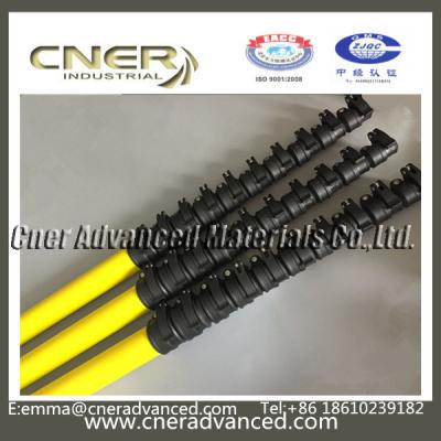 China 36ft CARBON fiber Water Fed Pole , extension pole, window cleaning pole, telescopic pole for sale