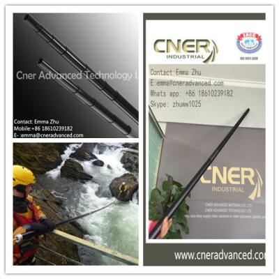 China High modulus 55 feet long rech  telescopic pole for water rescue for sale