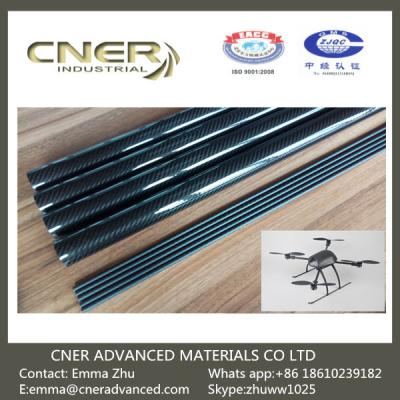 China High Performance Reinforcement carbon fiber tube with 3k twill/plain woven patterns of glossy/matte for sale