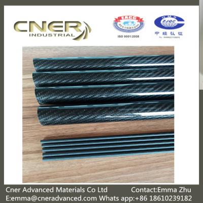China 3K twill/ weave/plain pattern roll wrapped carbon fiber tube 15mm 20mm 12mm 10mm 8mm 6mm 4mm 2mm for sale