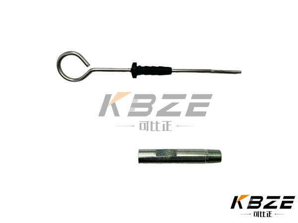 Quality 18.5CM DIPSTICK/10.5CM HOUSING E307E SWING MOTOR HYDRAULIC OIL DIPSTICK SET FOR CAT E307E for sale