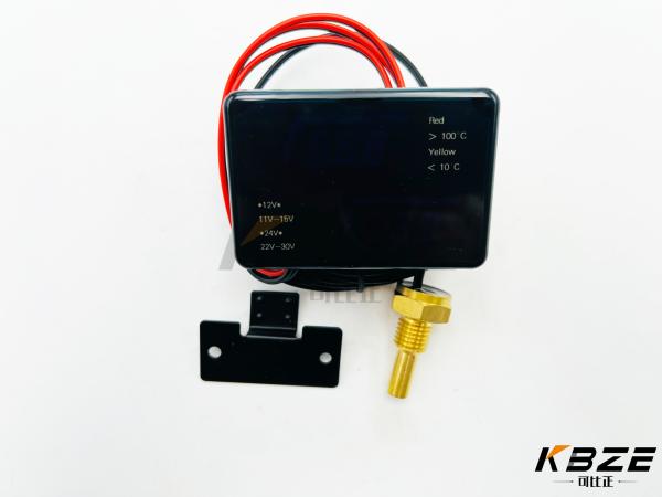 Quality 12MM DIGITAL WATER TEMP VOLTMETER REPLACEMENT FOR EXCAVATOR for sale