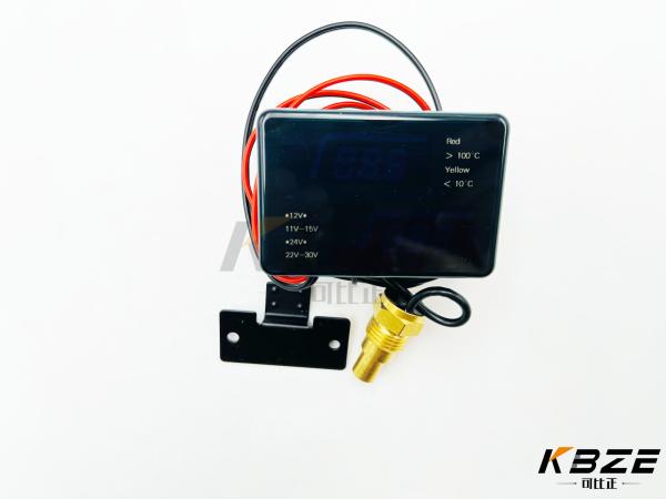 Quality 16MM DIGITAL WATER TEMP VOLTMETER REPLACEMENT FOR EXCAVATOR for sale