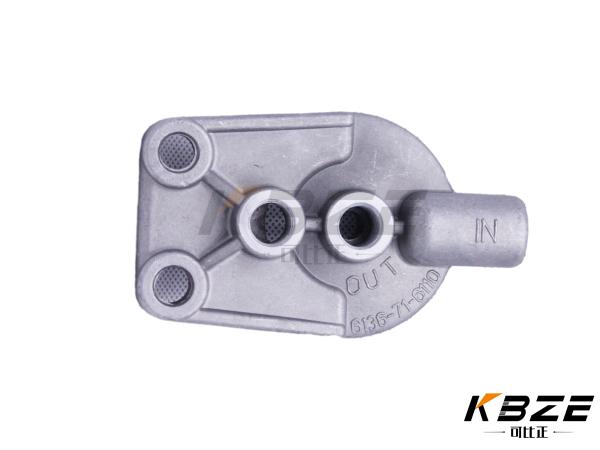 Quality KOMATSU 6136-71-6110 6136716110 KS101F FUEL FILTER HEAD/FUEL FILTER SEAT REPLACEMENT FOR S6D105 PC200-3 for sale