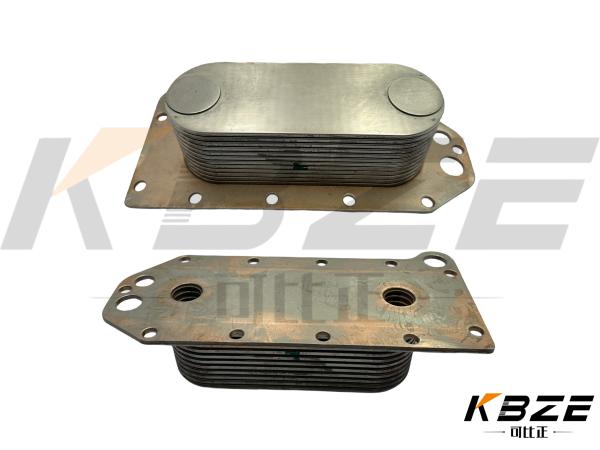 Quality KOMATSU 6D114 PC300 EXCAVATOR 6742-01-2450 ENGINE OIL COOLER CORE FITS CUMMINS 6CT 3974815 3918175 390629612P for sale