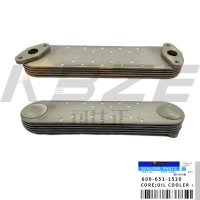 China 5P 7P OIL;COOLER CORE 600-651-1520 6D95 ENGINE 600-651-1550 FOR PC200 PC220 PC250 EXCAVATOR for sale