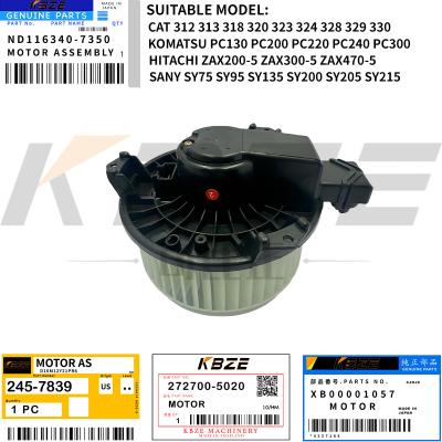 Cina 272700-5220 XB00001057 CAT KOMATSU SANY HITACHI EXCAVATOR MOTORE AIRCOND BLOWER per E320D PC-8 ZAX200-5G SY75 SY135 SY215C in vendita