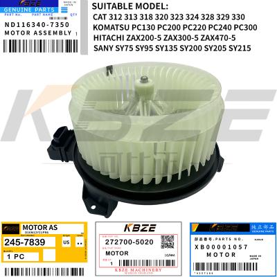 Cina 272700-5220 XB00001057 CAT KOMATSU SANY HITACHI EXCAVATOR MOTORE AIRCOND BLOWER per E320D PC-8 ZAX200-5G SY75 SY135 SY215C in vendita