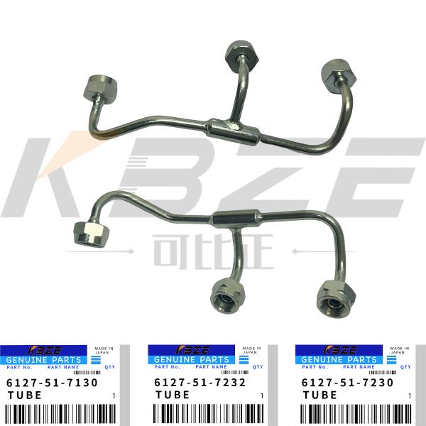 Quality CAMSHAFT OIL PIPE 6127-51-7130 KOMATSU S6D155-4 ENGINE 6127-51-7232 6127-51-7230 FOR D155A for sale