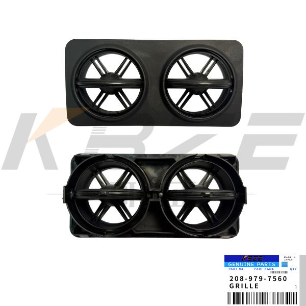 Quality KBZE 208-979-7560 2089797560 KOMATSU AIRCOND GRILLE FOR PC130 PC160 PC180 PC200 PC300 PC400 PC600 PC700 PC800 for sale